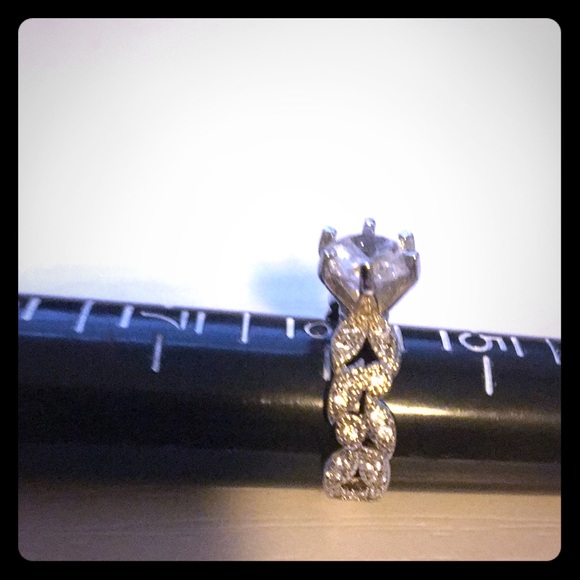 Jewelry | Beautiful Silver 925 Dominique Engagement Ring | Poshmark